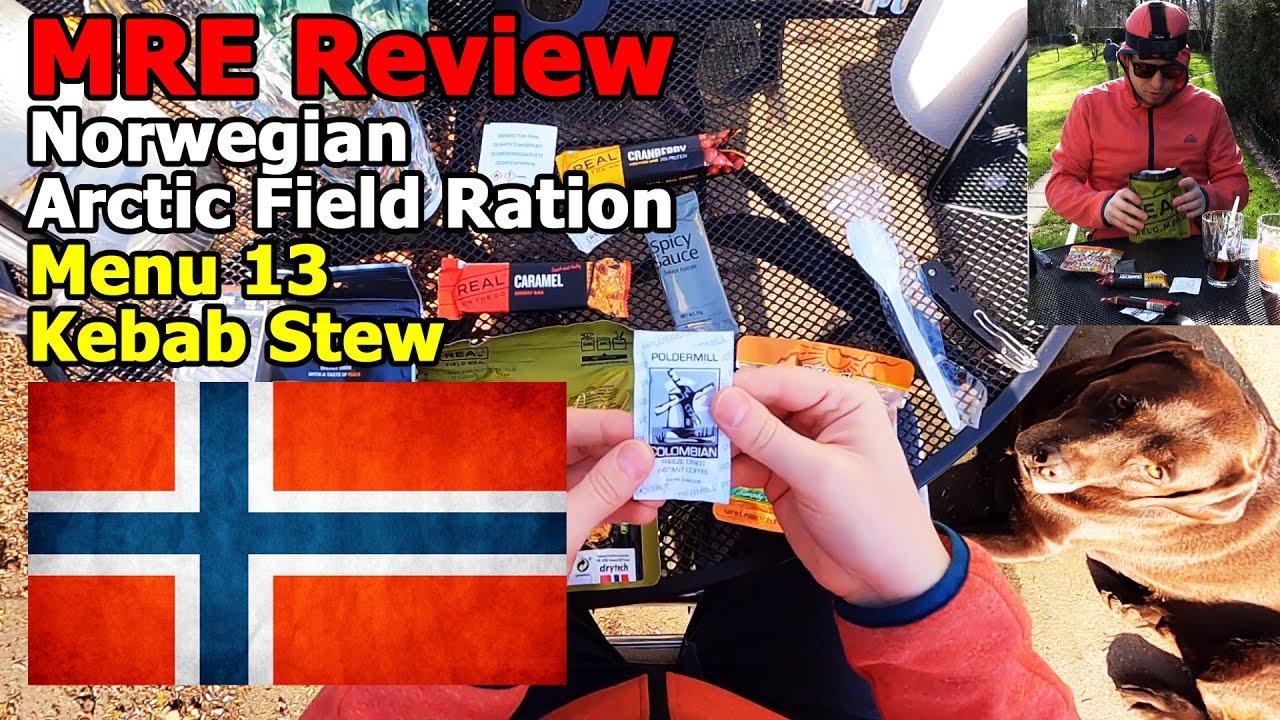 ARCTIC FIELD RATION - Menu 13: KEBAB STEW (Norwegian MRE) - YouTube