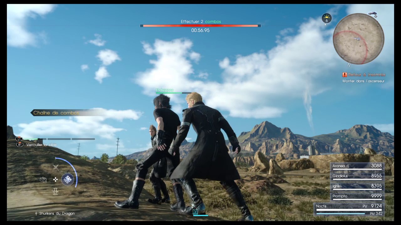 Final fantasy XV Farm Néo amx angelus pour la super combinaison ...