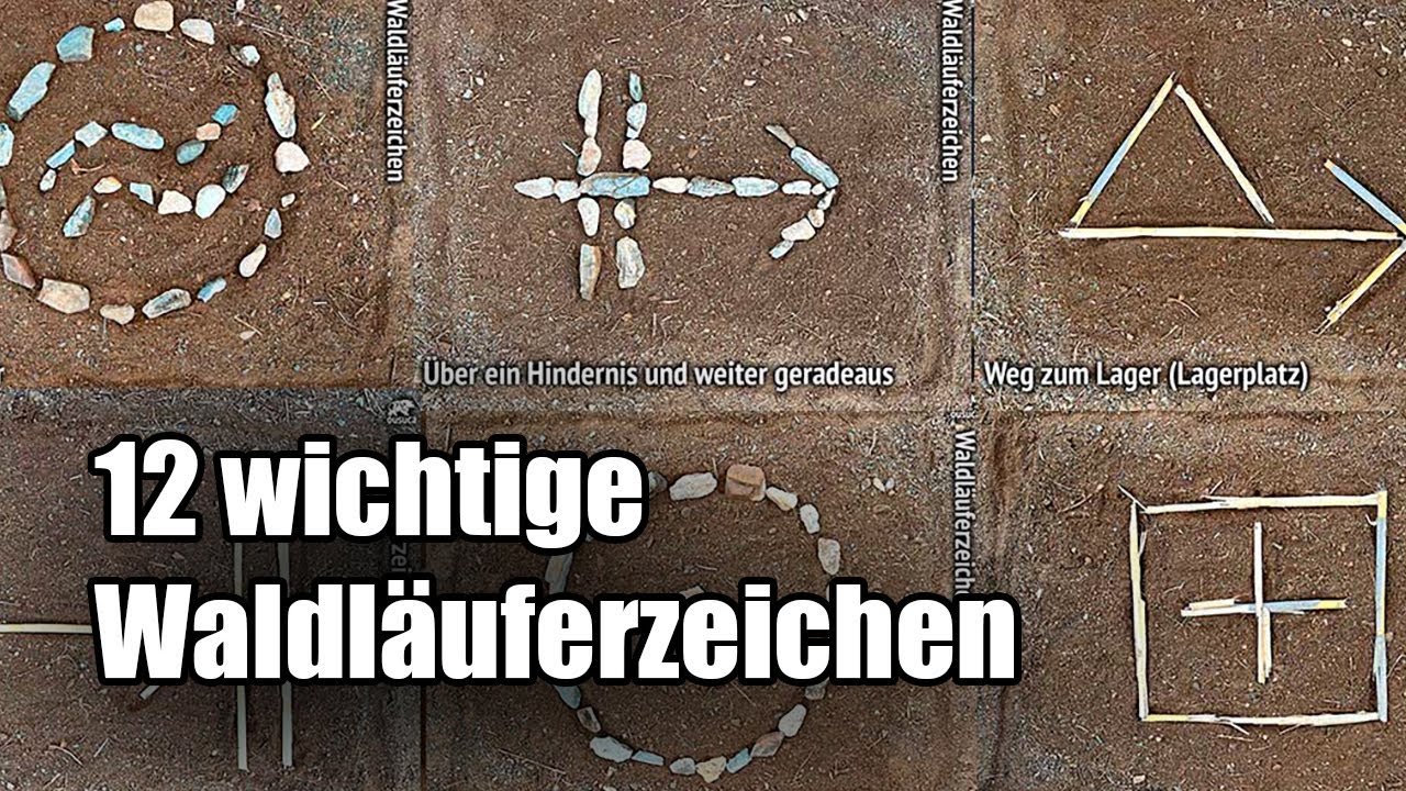 12 wichtige Waldläuferzeichen - YouTube