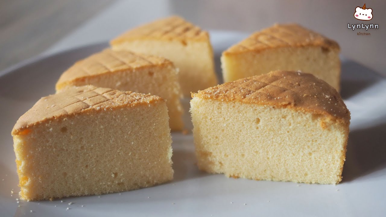 Soft and Delicious! Easy Sponge Cake Recipe. - YouTube