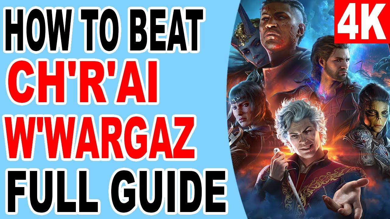 Baldur's Gate 3 How to Defeat Ch'r'ai W'wargaz - PS5 Console Controller ...