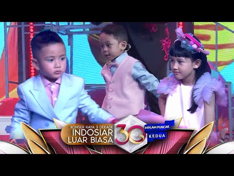 Gemesin! 3 Bocah Sigma Main Games, 'Selamat Ulang Tahun Indosiar' | Konser Raya 3 Dekade Indosiar