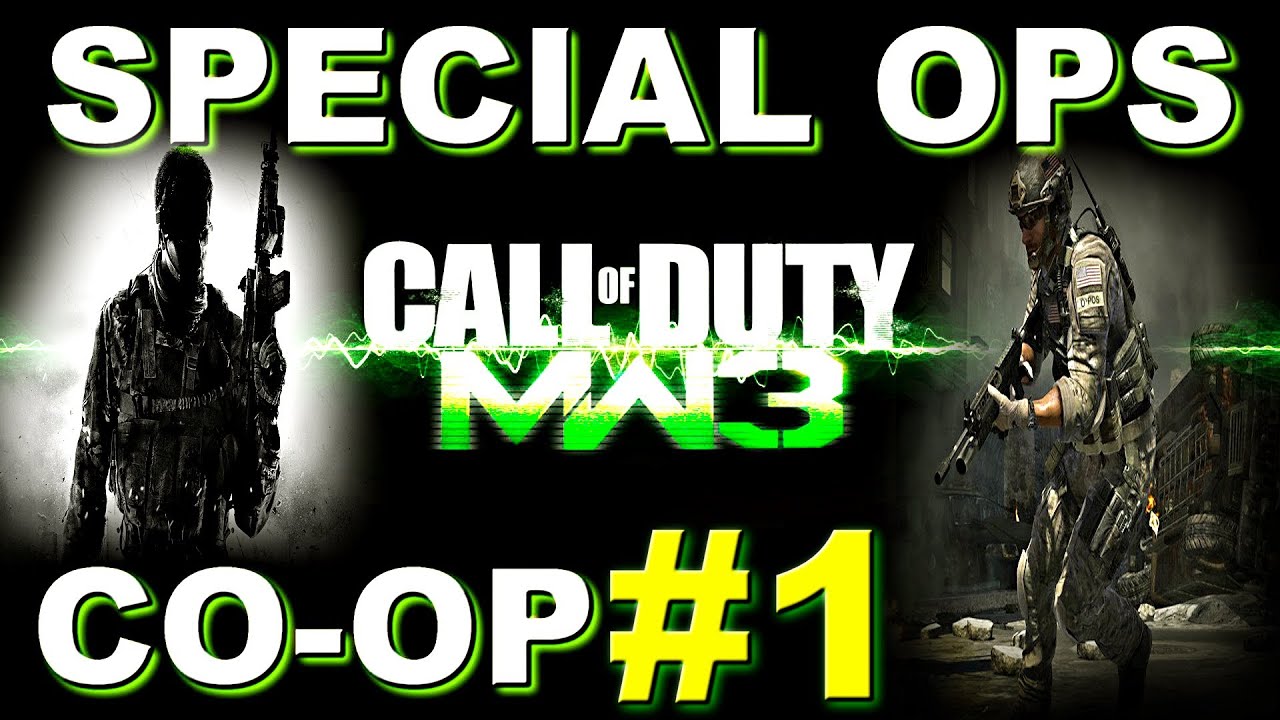 COD MW3 : SPECIAL OPS CO-OP #1 " TREINAMENTO , AVIÃO E SUBMARINO ...