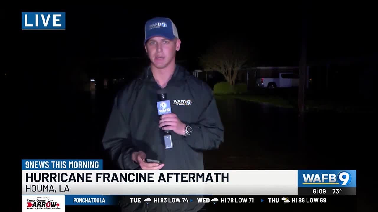 6 A.M. FRANCINE AFTERMATH: Impacts in St. Mary, Lafourche parishes ...
