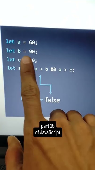 Logical operators in JavaScript | #javascript series part 15 | Weebookie - YouTube