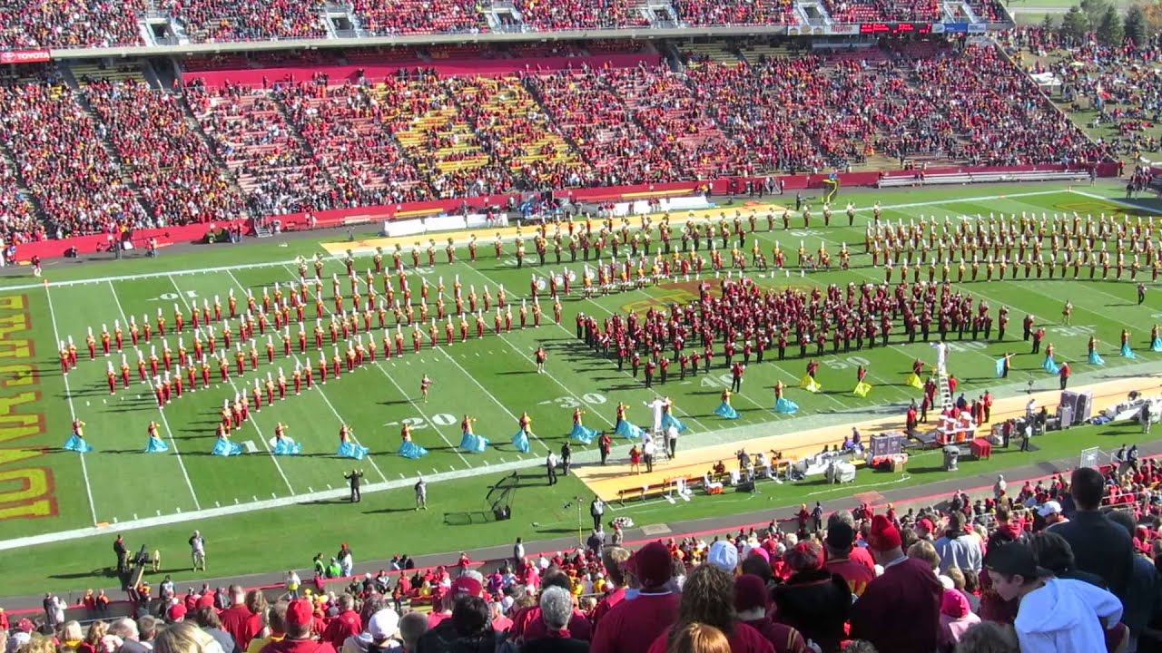 Sing, Sing, Sing - Halftime Iowa State University Marching Band 11/9/13 ...