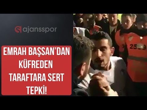 Emrah Başsan tribüne daldı!