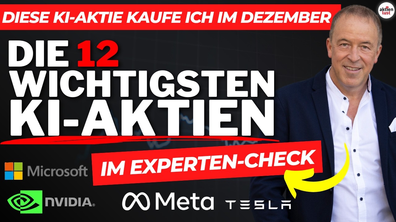 Das sind die 12 wichtigsten KI-Aktien - im Expertencheck. Diese KI ...