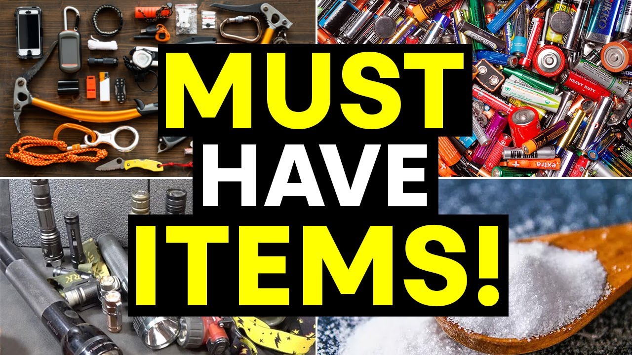 15 MUST-HAVE Items Every Prepper Should Hoard - YouTube