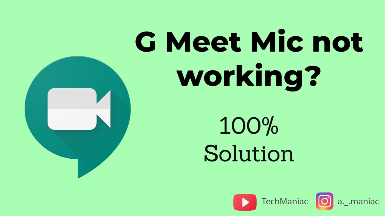 Gmeet mic not working |G Meet mic troubleshoot | 100% solution | How to ...