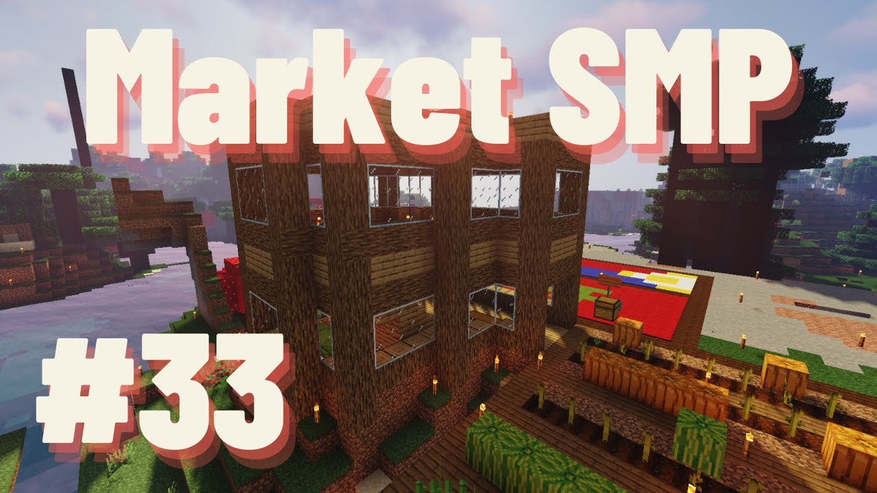 Minecraft SMP Live - Building Your Flag on The Market SMP - YouTube