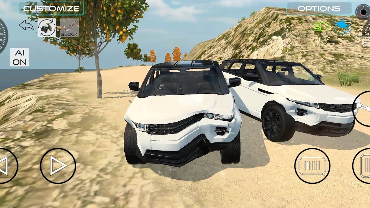 range rover vs range rover car game play - YouTube