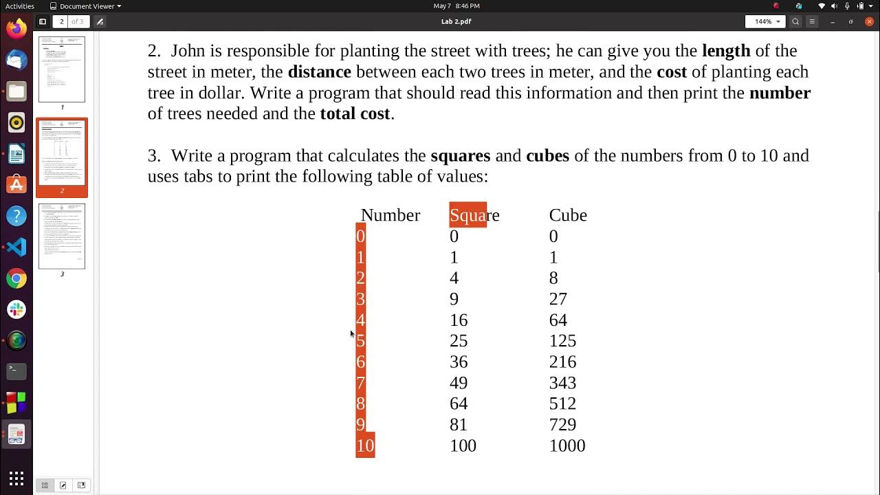SSP Computers & Programming CSE016 - Lab 3 - YouTube
