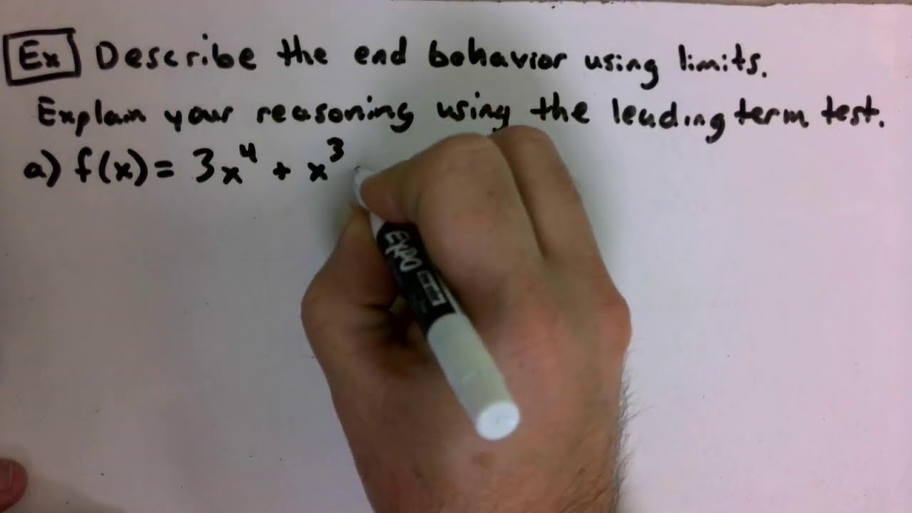 PC 2.2 Day 3 Part 1 Describing the end behavior of polynomial functions ...