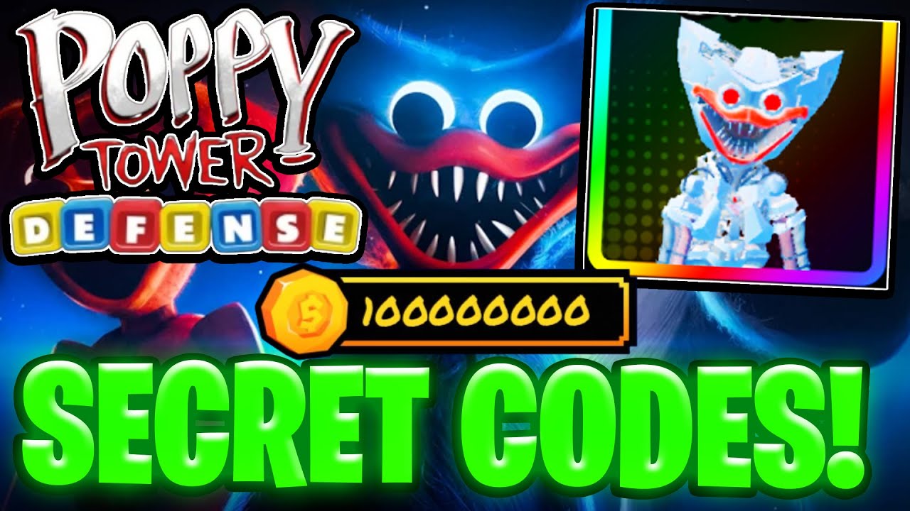 Poppy Tower Defense Secret Codes! - YouTube