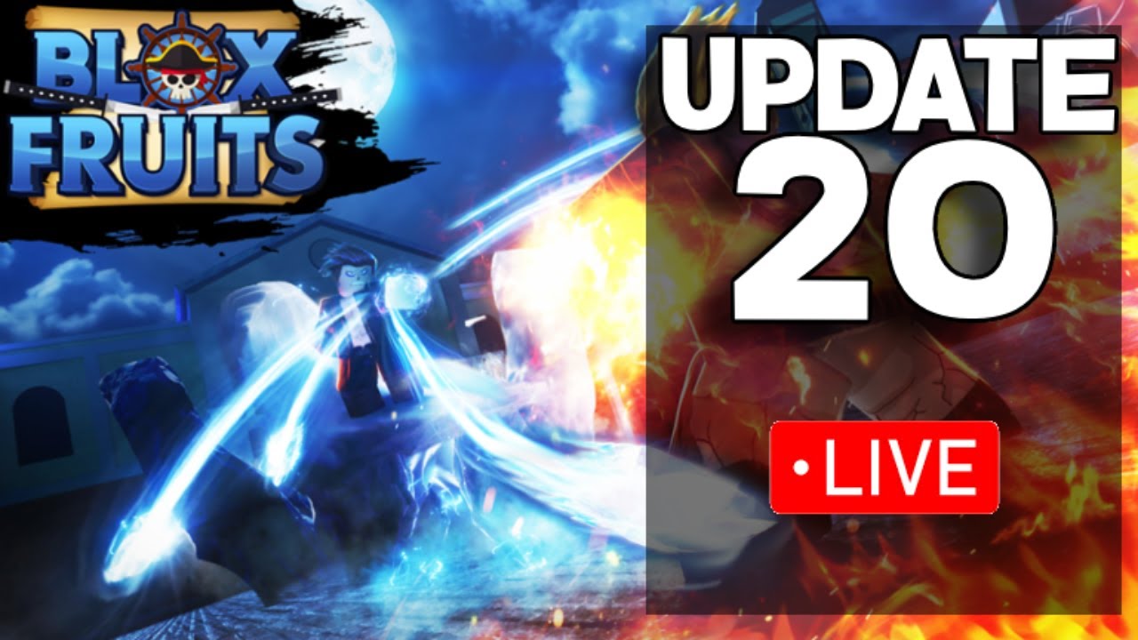 🔴| BLOX FRUITS UPDATE 20 | LIVE! |🔴 - YouTube