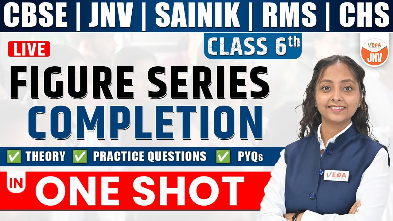 Figure Series Completion | One Day One Chapter | Class 6 | JNVST ...