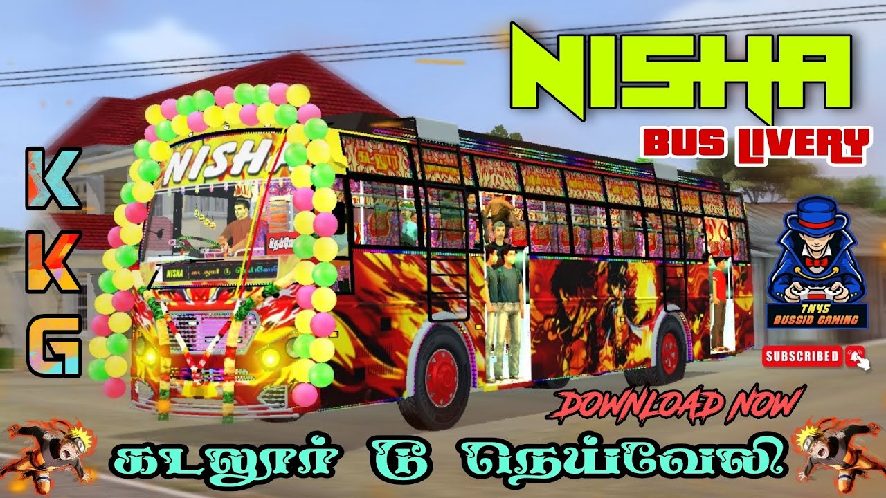 🤩🎀 NEW NISHA BUS MOD RELEASE DOWNLOAD NOW 🥳🎀#bussimulatorindonesia ...