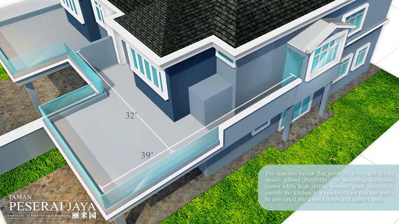 Double Storey Semi Detached House - YouTube
