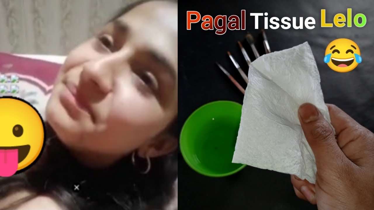 Tissue Le Lo Viral Video | pagal tissue lelo yaar | Drawing With Tissue ...