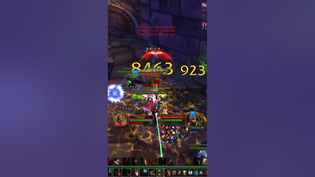 WoW Classic SoD fury warrior pve Naxxramas Grand Widow Faerlina HM 3 #1 - ow fire - YouTube