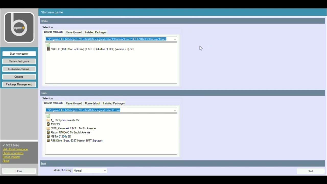 How to Run OpenBVE. - YouTube