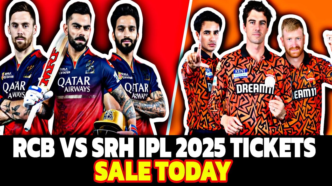 rcb ipl 2025 tickets booking | rcb vs srh ipl 2025 tickets sale today ...