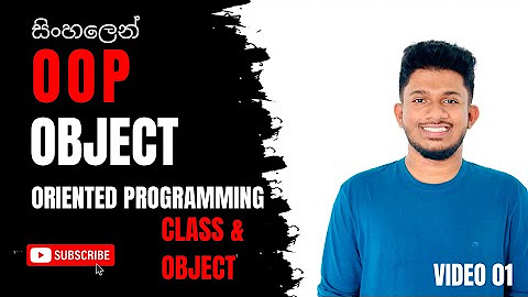 Object Oriented Programming (OOP) Sinhala Tutorial - YouTube