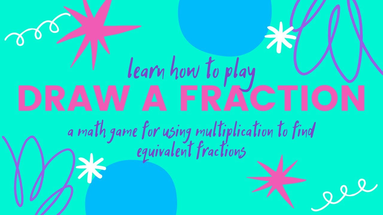 Draw a Fraction Math Game - YouTube