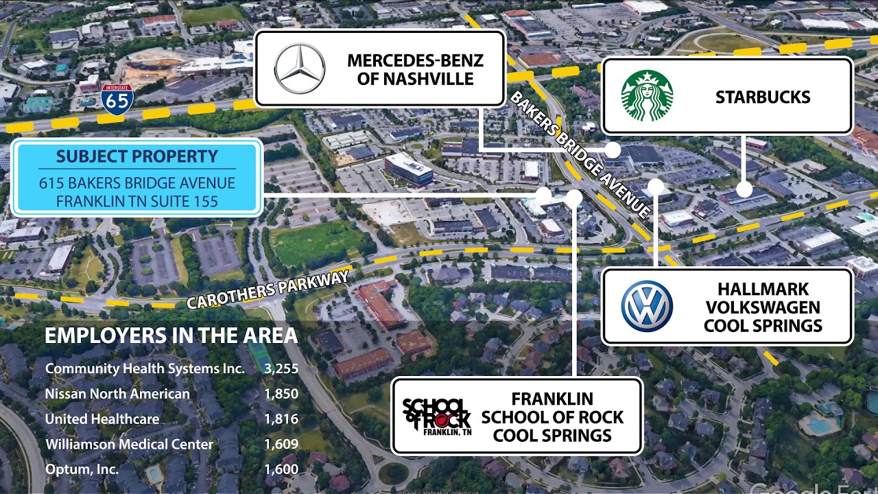 Aerial Drone Video With Motion Graphics - Cool Springs Franklin ...