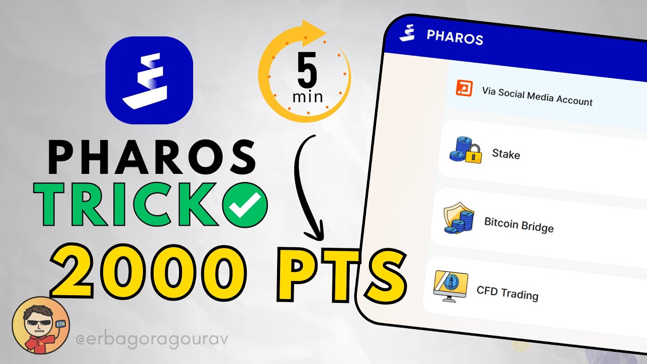 Pharos Testnet Tricks | 2000 Points in 5 Minutes | Claim Pharos Testnet ...