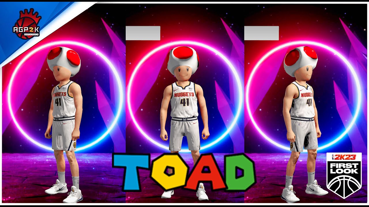 NBA 2K23 Toad (Super Mario) 999 Overall Cyberface (FREE MOD) - YouTube