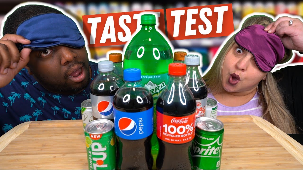 GUESS THE SODA CHALLENGE! [Blindfold Taste Test] - YouTube