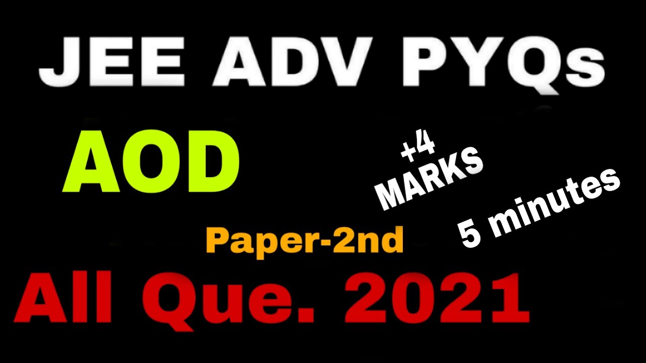 Application of derivatives jee advanced 2021 PYQs all questions - YouTube