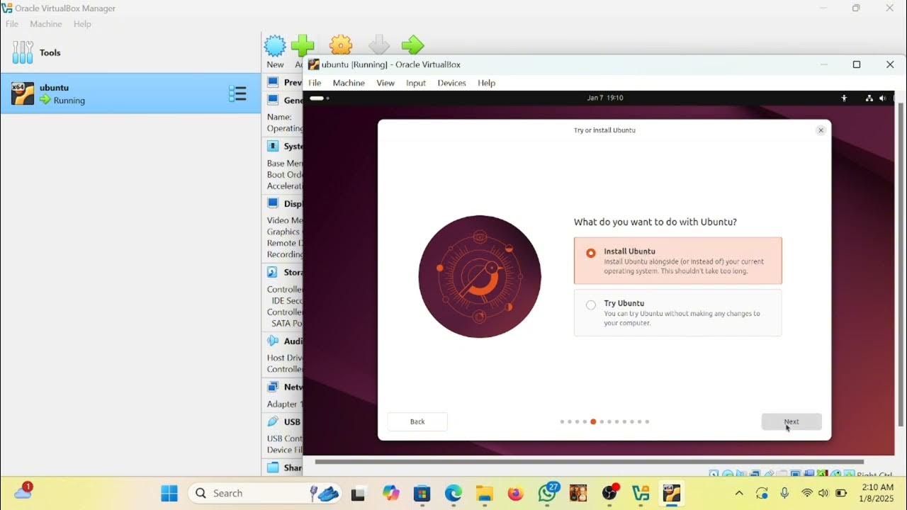 Tutorial Instalasi Linux UBUNTU Menggunakan Virtual Box. Dosen pengampuh Aras Ade Gia, M.Kom ...