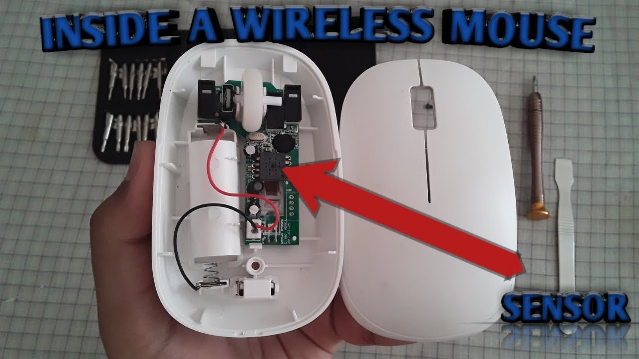 what is inside a wireless mouse - YouTube