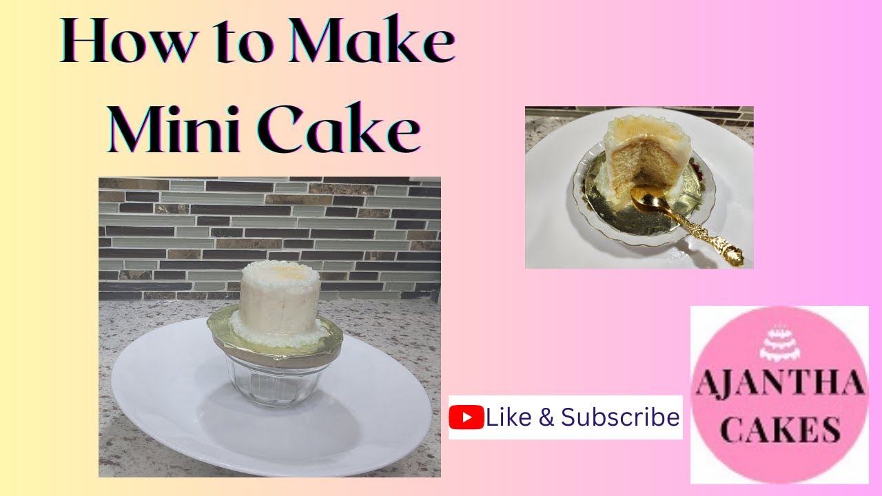 How to make mini Cake - YouTube