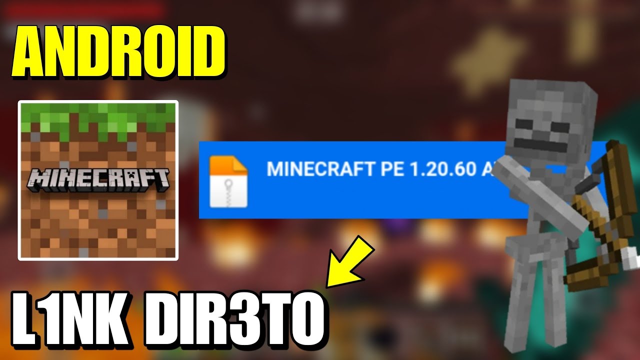 Minecraft Pe 1 20 60 Oficial Para Android Atualizado 2024 Nova🆎
