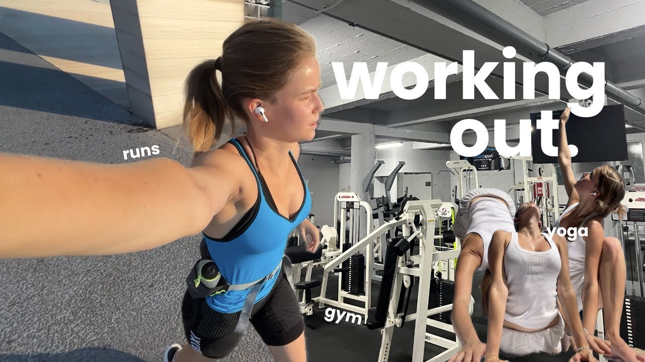 a week of workouts | getting back into exercising - YouTube