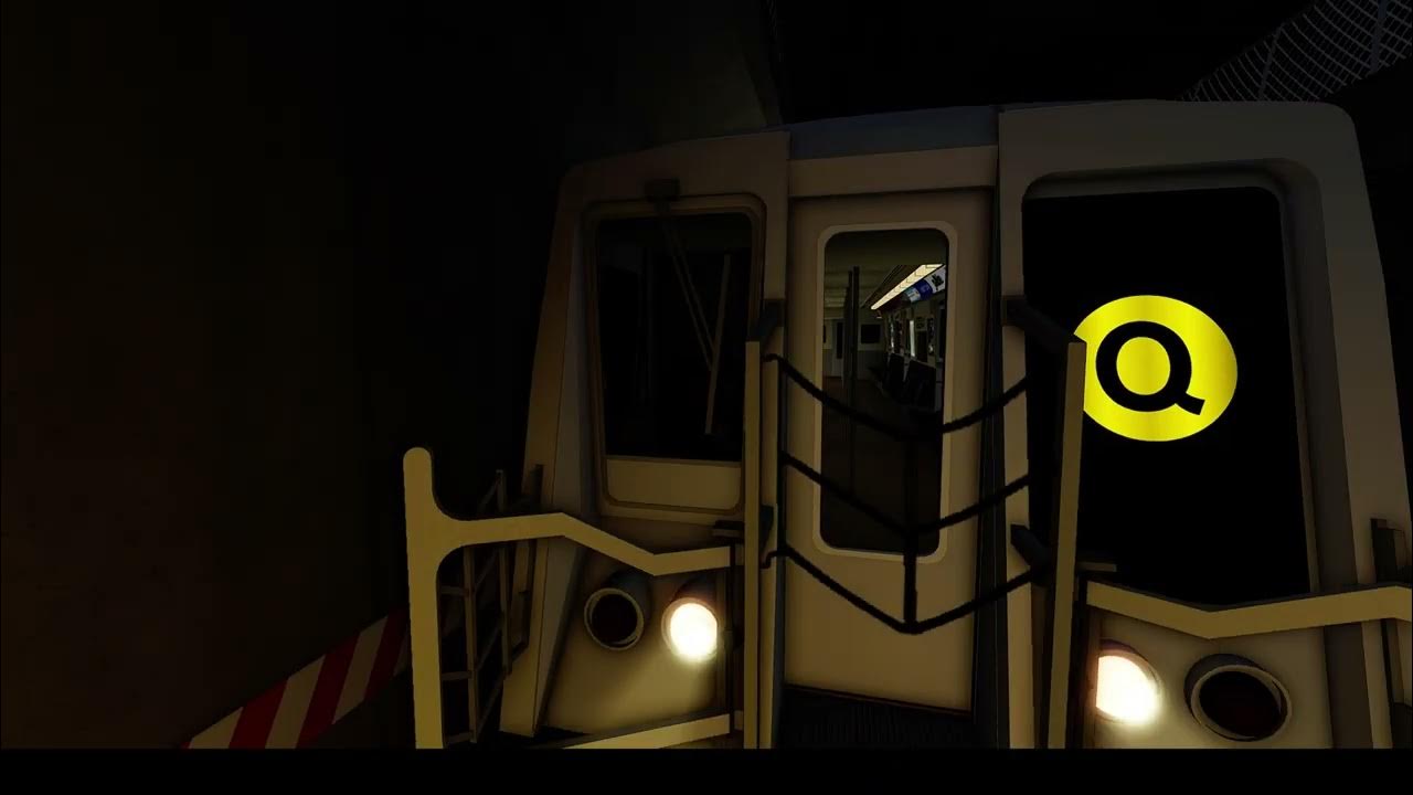 [ROBLOX] Operating a R40 GOH Slant Q train in PTA Subway: Callaghan & Madison - YouTube