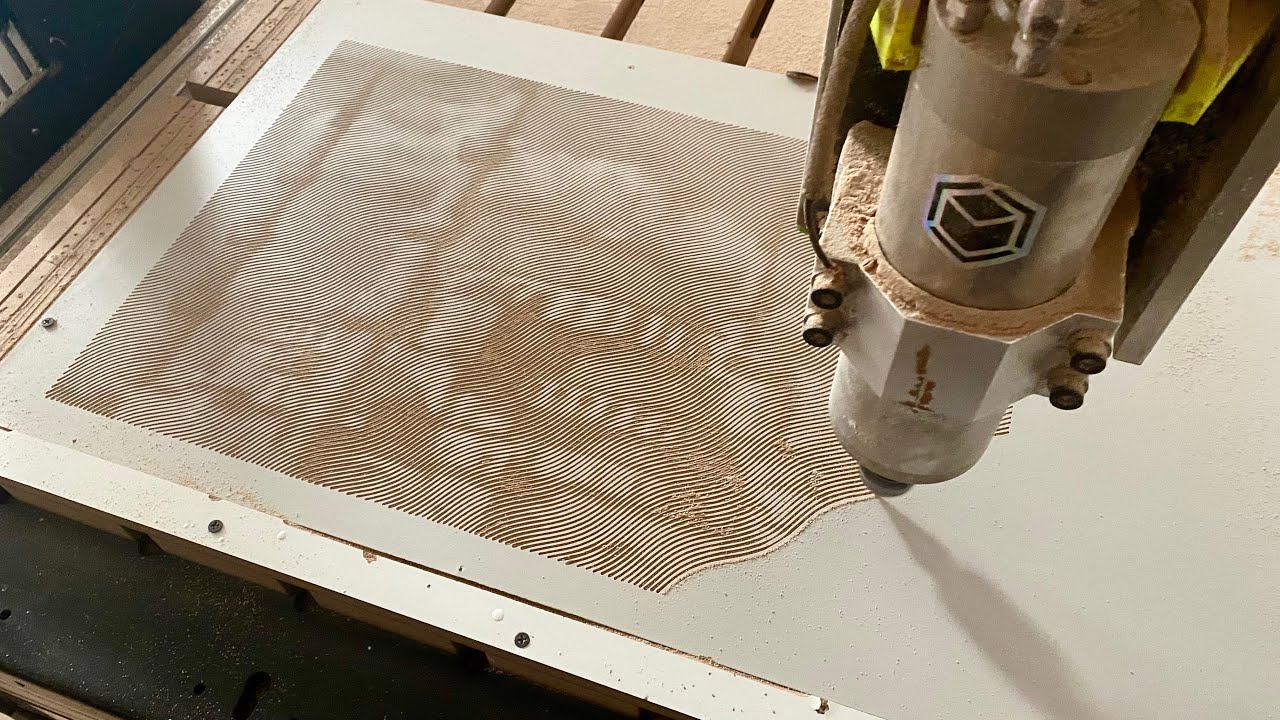 Corte Router CNC 2D de Cuadro de Arte Robóptico de la Mezquita Azul ...