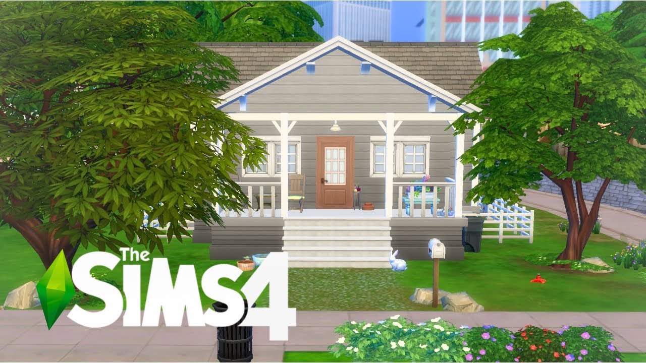 Cute Starter Home | The Sims 4 | Speed Build With Ambience Music - YouTube
