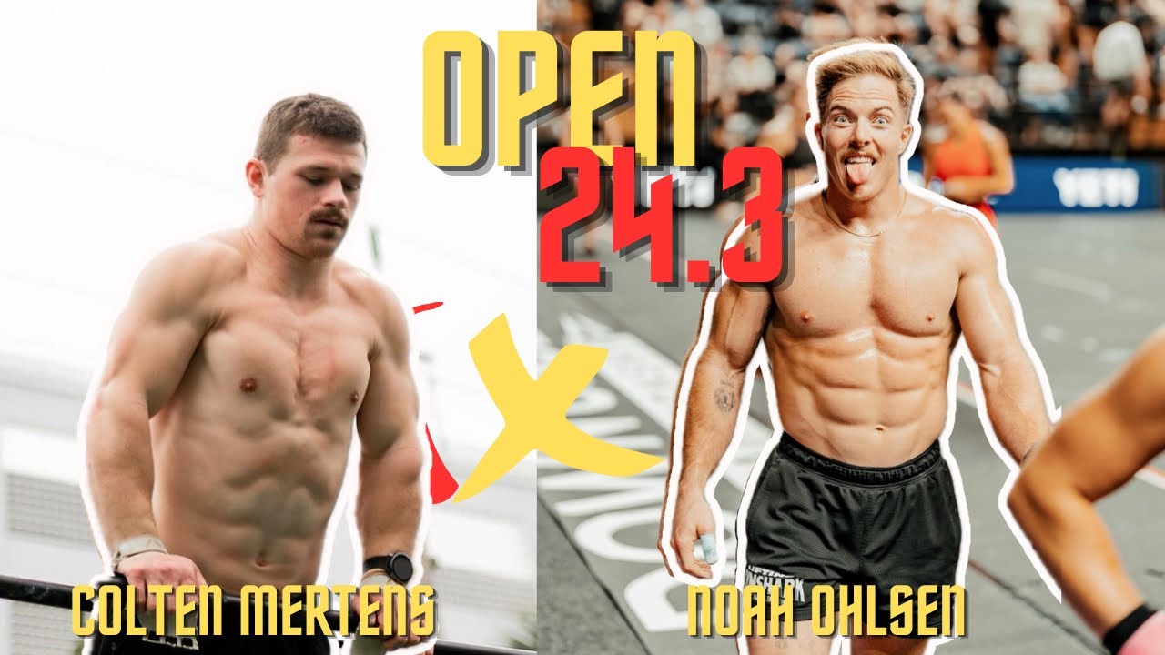 Colten Mertens vs Noah Ohlsen | OPEN CROSSFIT 24.3 | WORLD RECORD ...