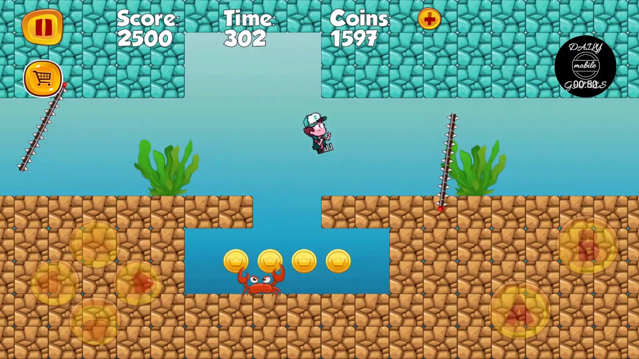 Gravity Super | Level #55 | Super Mario Run like game - YouTube