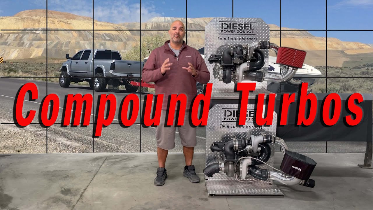 DPS Compound Turbo Kit Demo | Twin Turbo Cummins | Compound Turbo Setup ...
