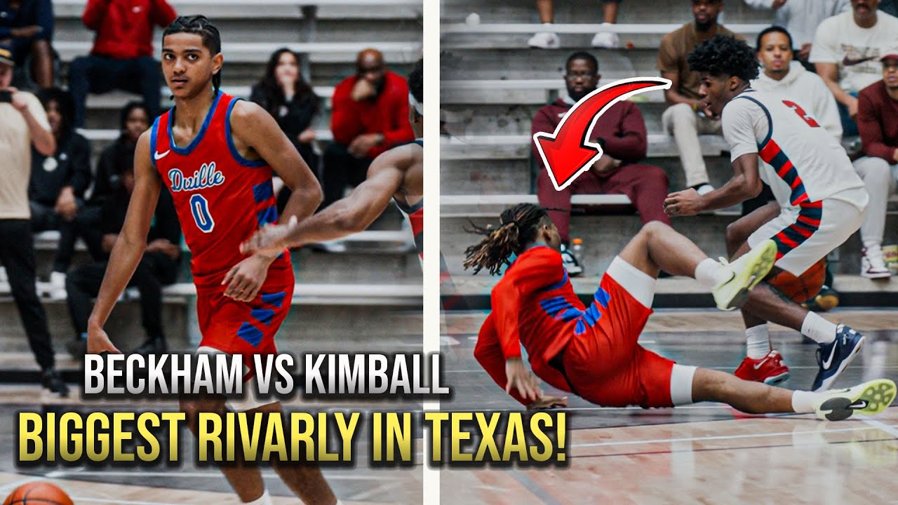 Beckham Black Vs Kimball Got Intense! Best Game Of The Year ??? - YouTube