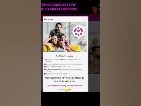 #short 💳Cómo Cancelar El PIF De Liverpool👈 #youtube #liverpool #seguros #cancelar #desdecasa ...