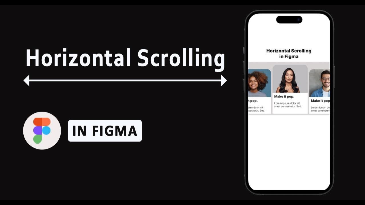Horizontal Scrolling in Figma | Prototyping with Scrolling Animations - YouTube
