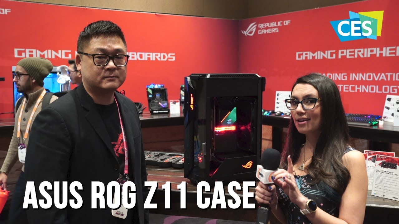 The ASUS ROG Z11 case is convertible and angled for better cooling ...