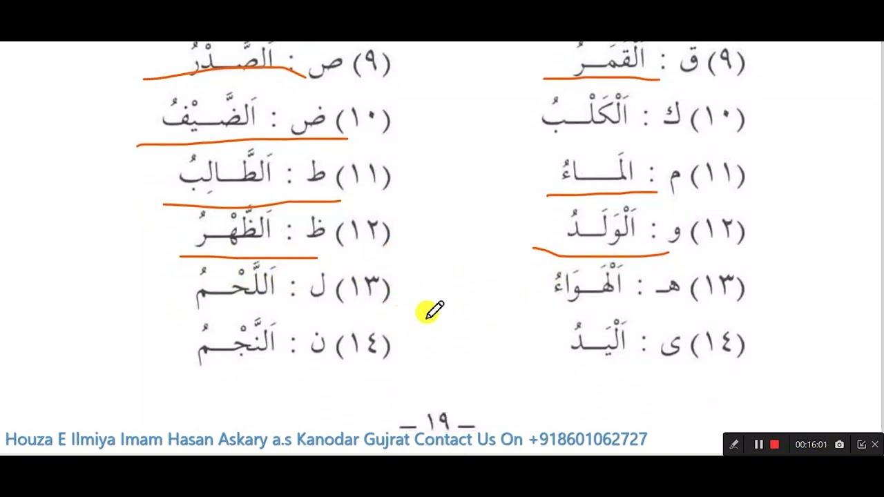 Learn#Arabic {Durus Lugha Al arabia}:Lesson:3(4) Date:27 May2023#عربي ...